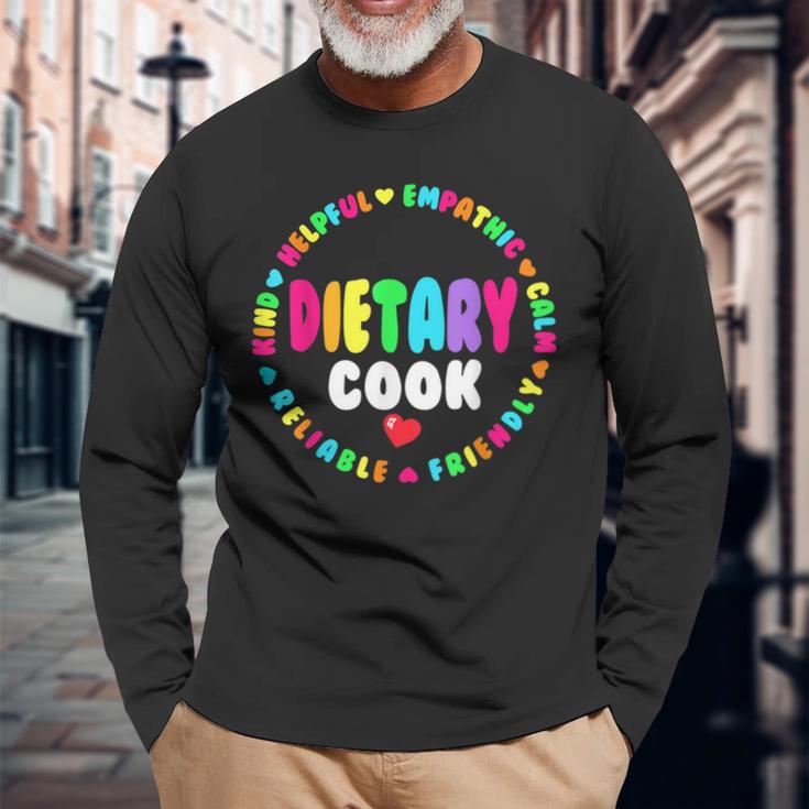 Dietary Cook Appreciation Week Healthcare Dietitian Squad Long Sleeve T ...