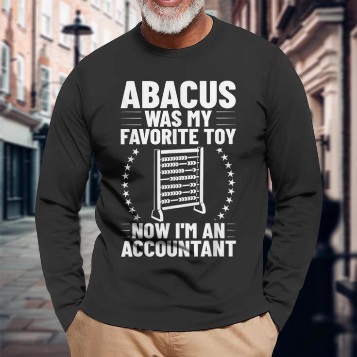 Math Teacher Accounting Bookkeeper Math Abacus Accountant Long Sleeve T ...