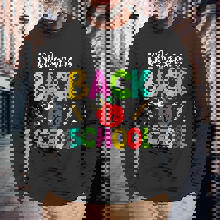 Welcome Back To School 2024 Cute Teachers Students First Day Long ...