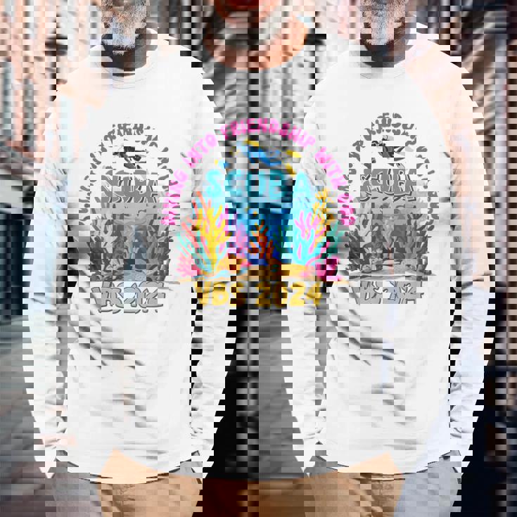 Diving Into Friendship With God Beach Scuba Vbs 2024 Long Sleeve T-Shirt | Mazezy AU