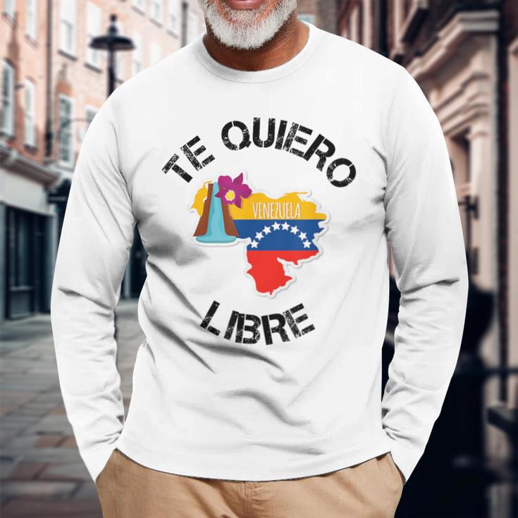 Venezuela Libre Fuera Maduro Bandera Mapa Camiseta de manga larga ...