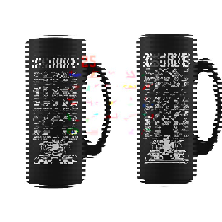 2025 Races Formula Racing Car 2025 Formula Racing Coffee Mug - Monsterry UK