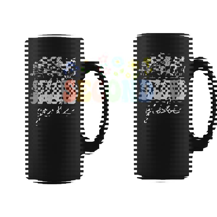 2Nd Grade Wildflower Floral Back To School For Teachers Coffee Mug ...