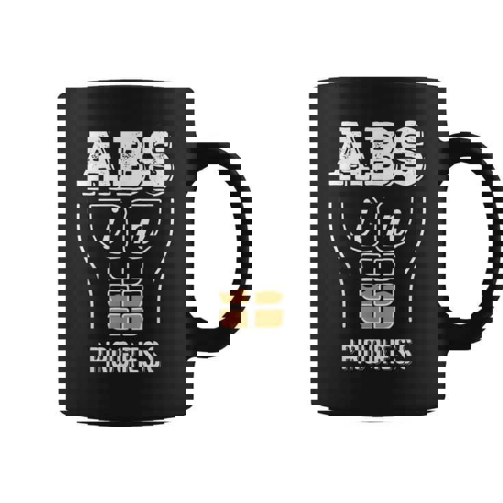 Abs In Progress Summer Workout Loading Coffee Mug - Monsterry