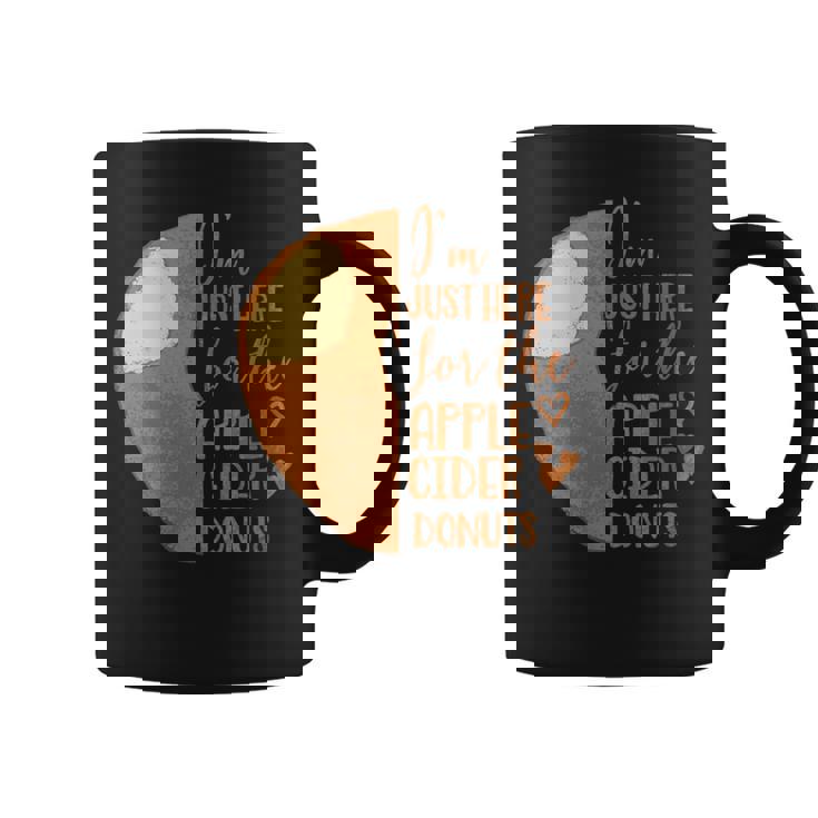 Apple Cider Donuts Fall Quote Autumn Festival Donut Coffee Mug ...