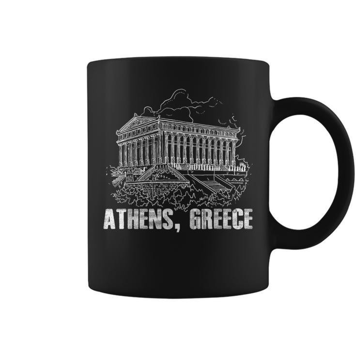 Athens Greece Parthenon Acropolis Greek Mythology Athenian Coffee Mug ...