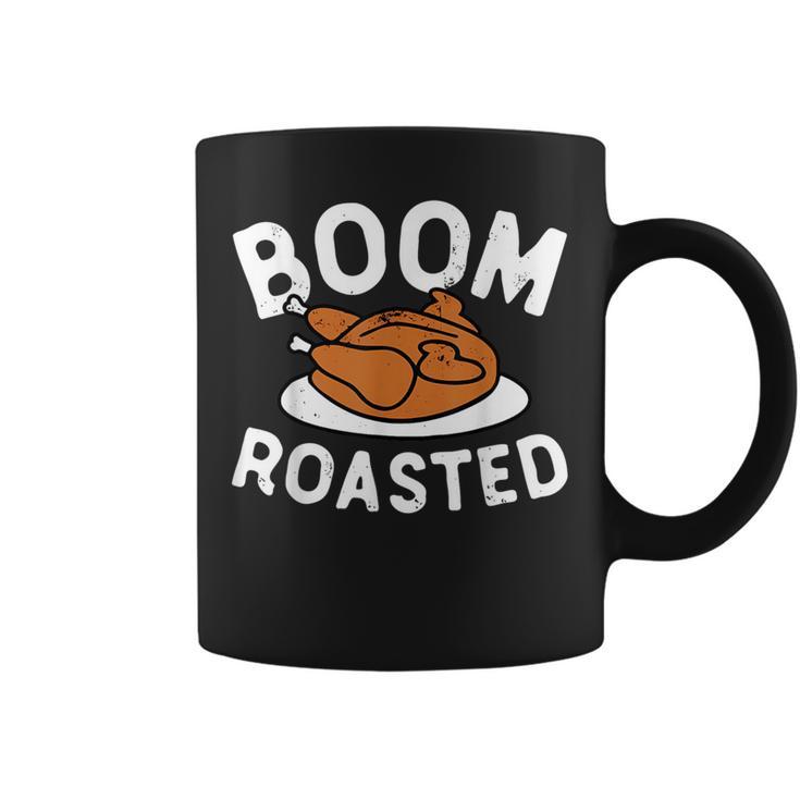 Boom Roasted Turkey Food Thanksgiving Family Women Coffee Mug - Monsterry