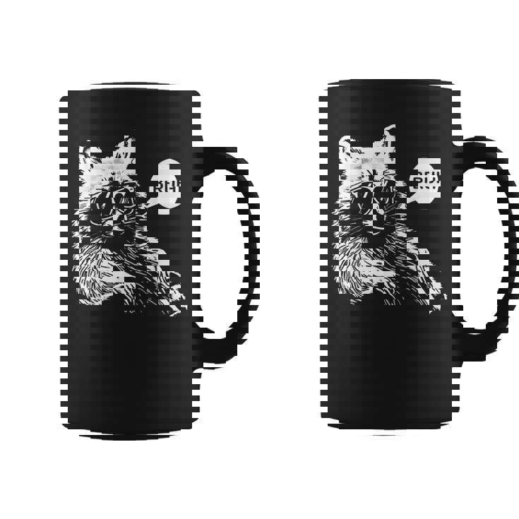 Bruh Raccoon Trash Panda Lover Racoon Meme Ns Slang Coffee Mug | Mazezy