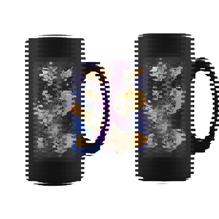Burrito Cat And Taco Cat Space Galaxy Meme Tacocat Silly Coffee Mug ...
