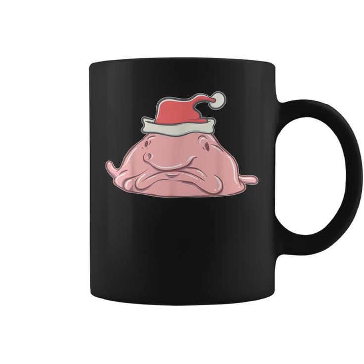 Christmas Blobfish Psychrolutes Marcidus Wearing Santa Hat Coffee Mug ...