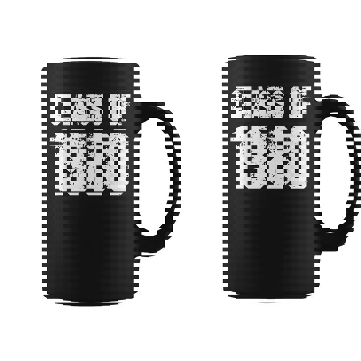 Class Of 1980 High School College Graduation Reunion Coffee Mug - Monsterry
