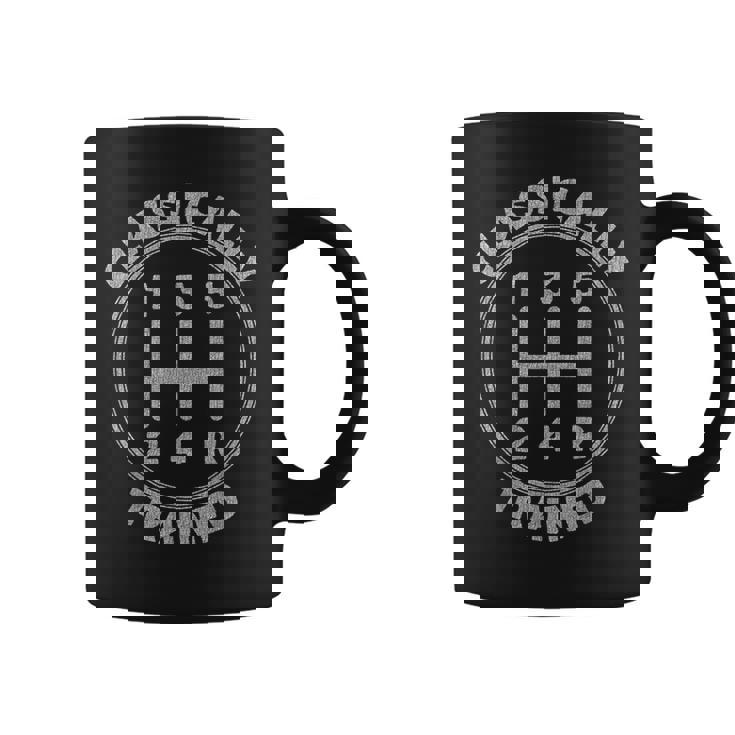 Classically Trained In The 80S Stick Driver Shift Gear Car Coffee Mug - Monsterry