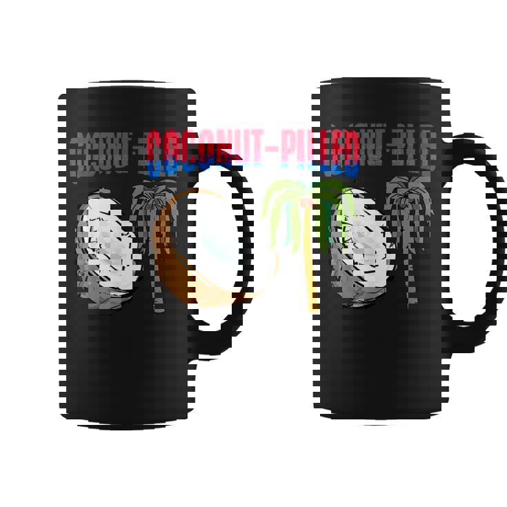 Coconut Pilled Coconut Tree Kamala Harris Coconut Tree Coffee Mug ...