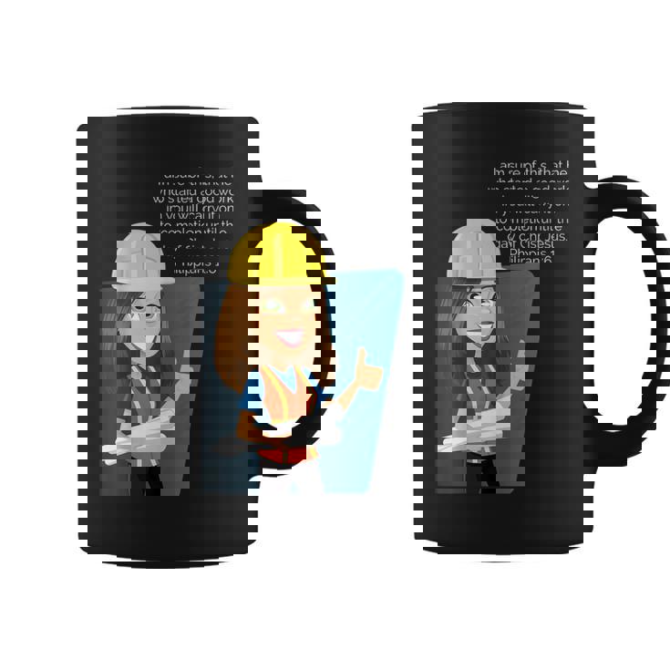 Concrete Cranes Vbs Hard Hat Memory Verse Philippians 1 Coffee Mug ...