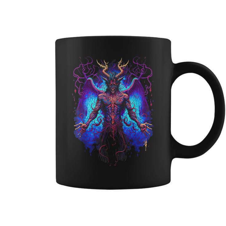 Creepy Devil Goat Baphomet Coffee Mug - Monsterry