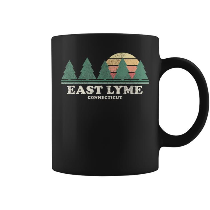 East Lyme Ct Vintage Throwback Retro 70S Coffee Mug - Monsterry
