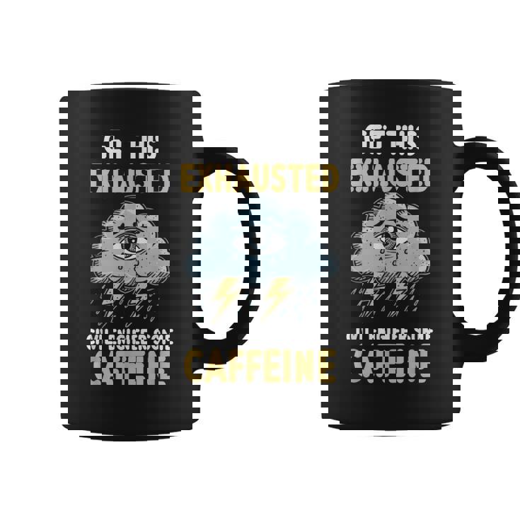 Exhaustion Burnout Civil Engineer Overworked Coffee Mug - Monsterry AU