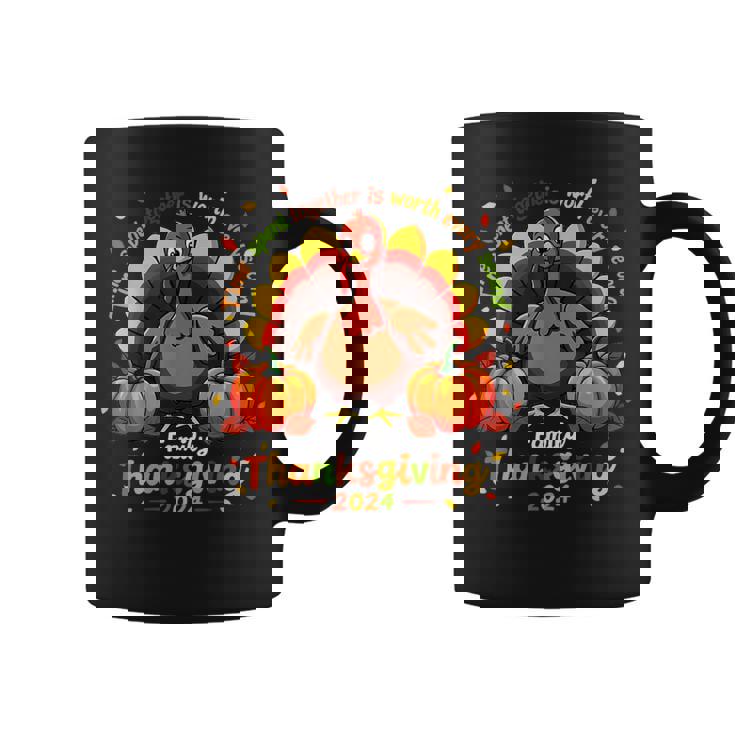 Family Thanksgiving 2024 Thankful For Memories Together Coffee Mug | Mazezy