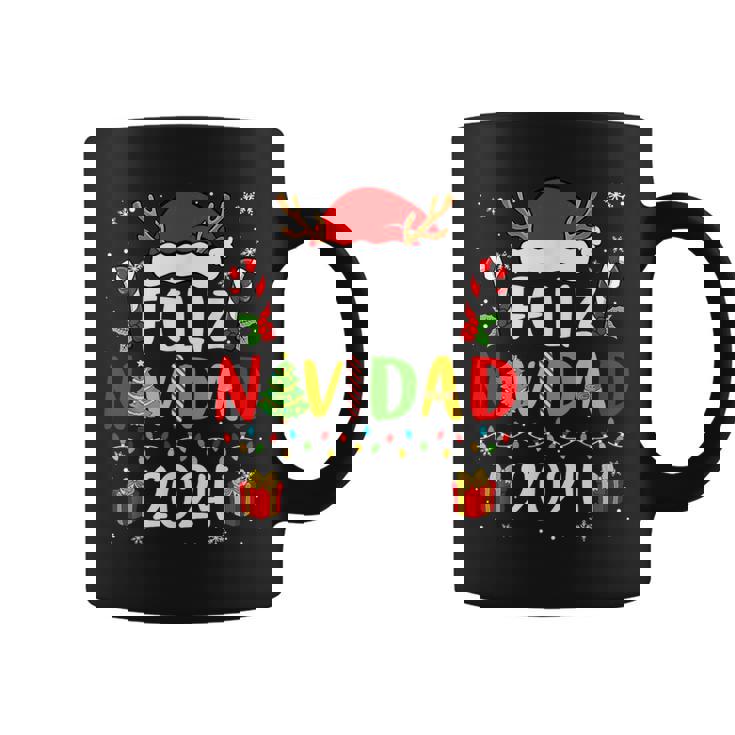 Feliz Navidad 2024 Matching Family Spanish Christmas Mexican Coffee Mug ...