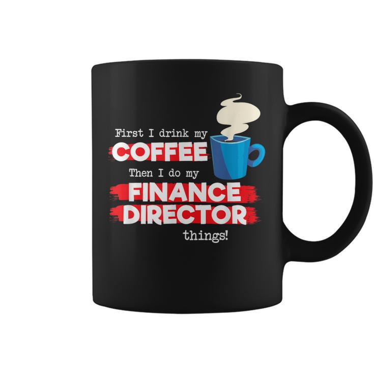 Finance Director & Coffee Lover Appreciation Saying Graphic Print ...