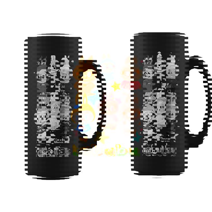 Labubu Cute Labubu The Monsters Pink Christmas Coffee Mug | Mazezy