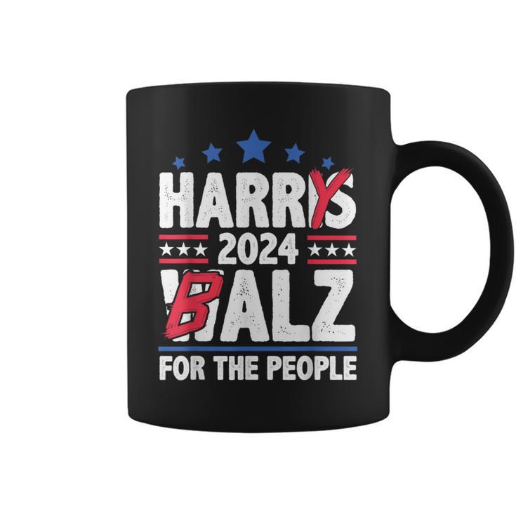 Harris Walz 24 Harry Balz 2024 Meme Democratics Vote Coffee Mug - Thegiftio