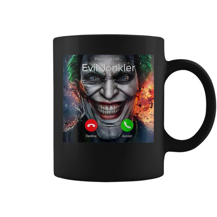 Humor Horror Incoming Call From Evil Jonkler Halloween Coffee Mug ...