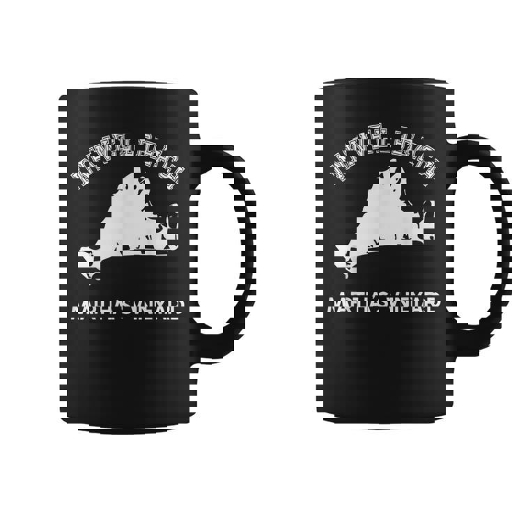 Inkwell Beach Oak Bluffs Martha's Vineyard Ma Vintage Map Coffee Mug ...