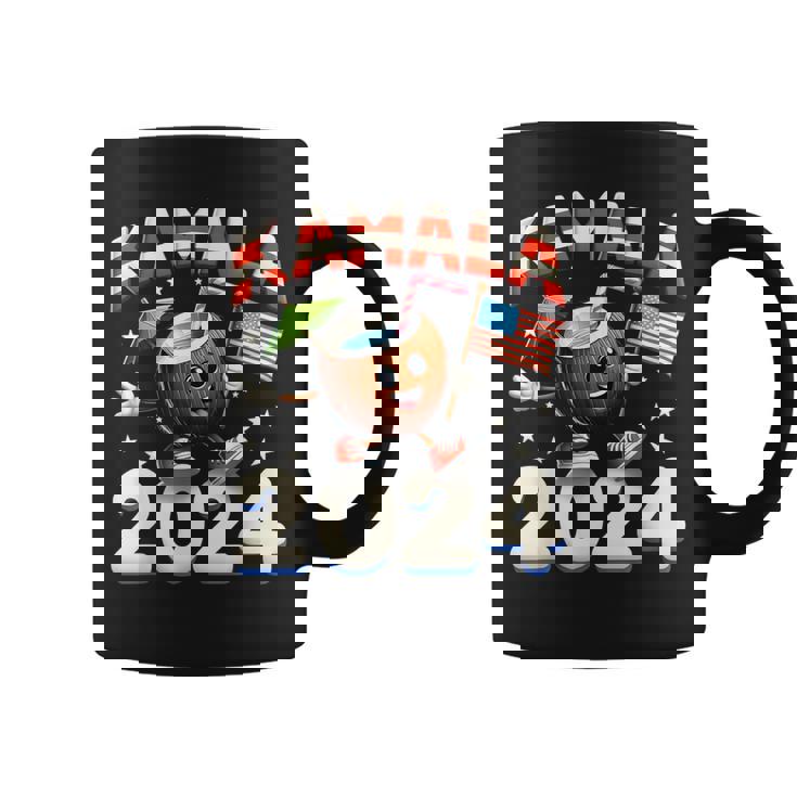 Kamala Harris 2024 For President Campaign Coconut Tree Coffee Mug ...