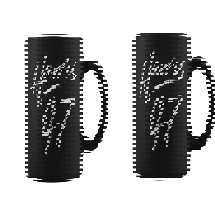 Kamala Harris 47 Feminine Script For Girls Harris 2024 Coffee Mug ...