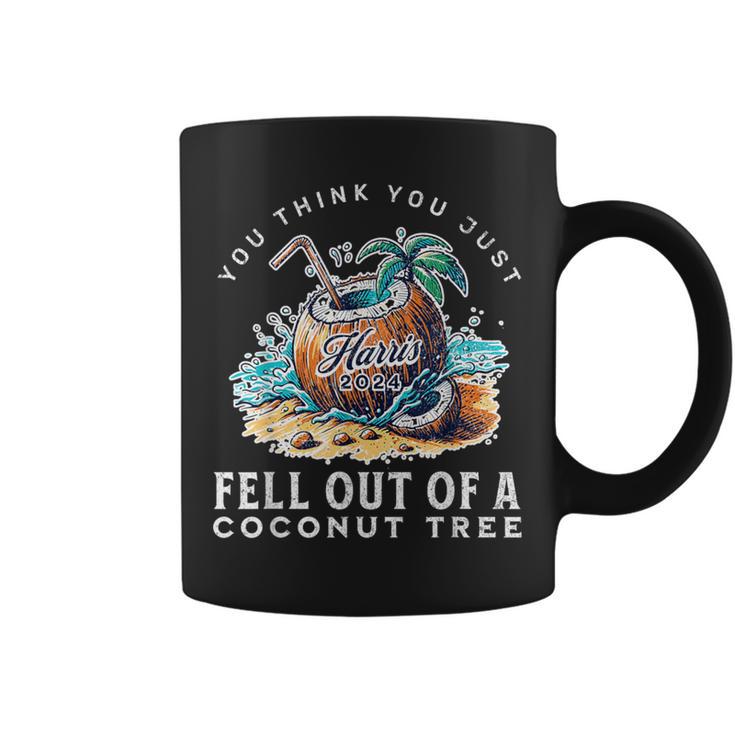 Kamala Harris Coconut Tree Harris For President Election Coffee Mug ...