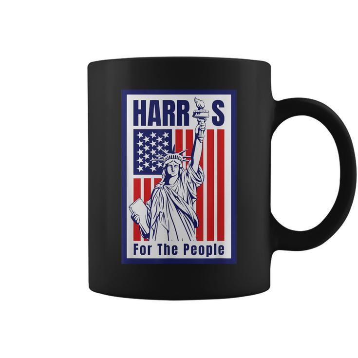 Kamala Harris For Presiudent Patriotic Liberty Coffee Mug - Monsterry