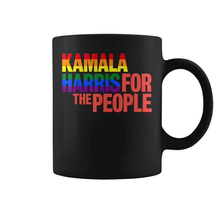 Kamala Harris Pride Lgbt Gay Pride Rainbow Coffee Mug - Monsterry