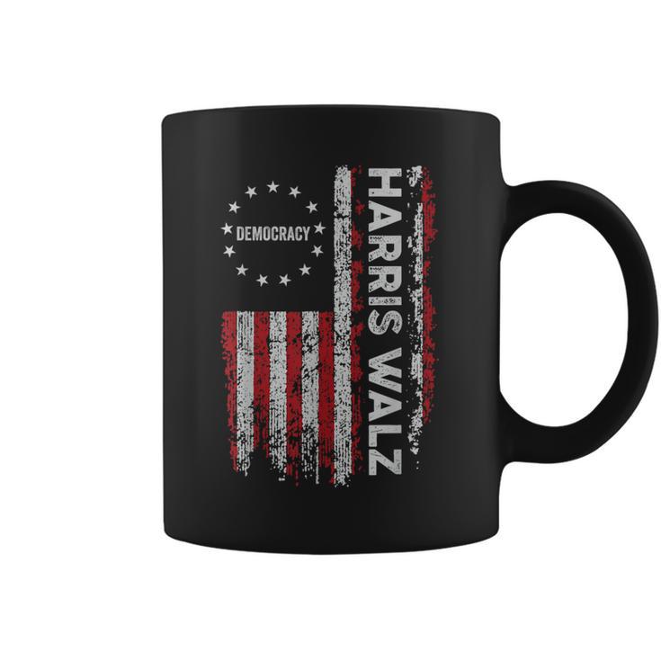 Kamala Harris Walz 2024 Harris Waltz Vp President 47Th Flag Coffee Mug ...