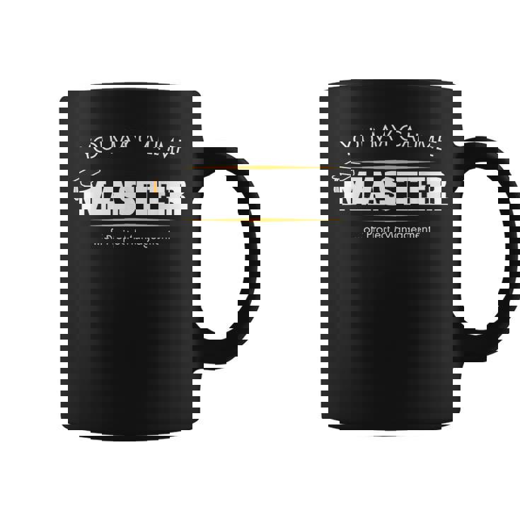 Master Of Project Management Graduation Coffee Mug - Monsterry