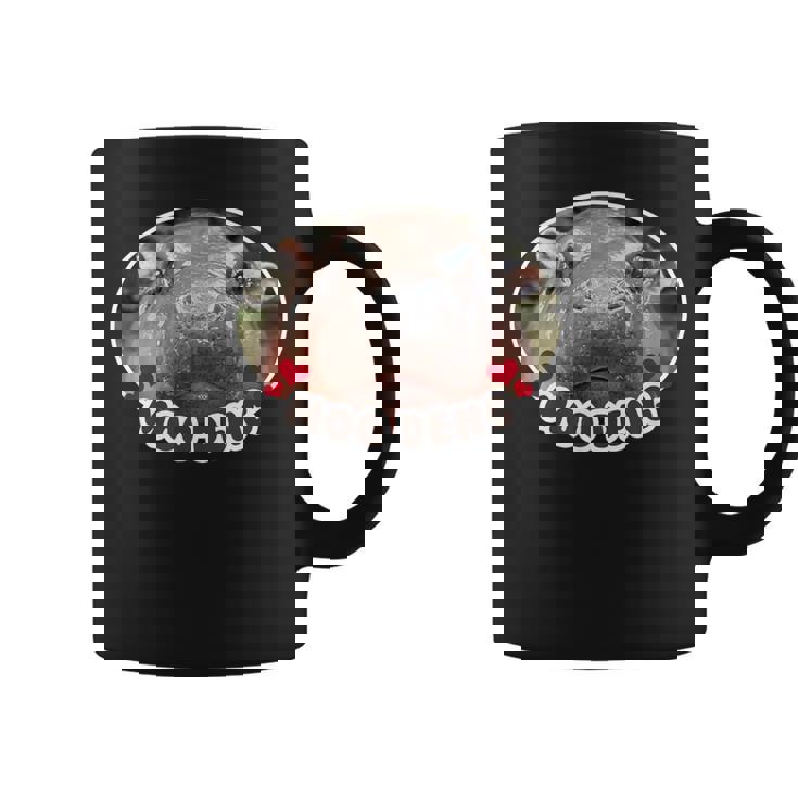 Moo Deng Bouncy Pig In Thai Picture The Cute Baby Hippo Coffee Mug ...