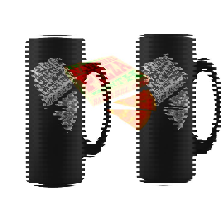 National Pizza Month Delivery Box Cheese Pepperoni Sausage Coffee Mug ...