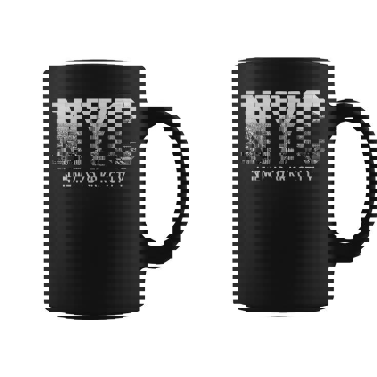 Nyc New York City Skyline Souvenir Coffee Mug - Monsterry
