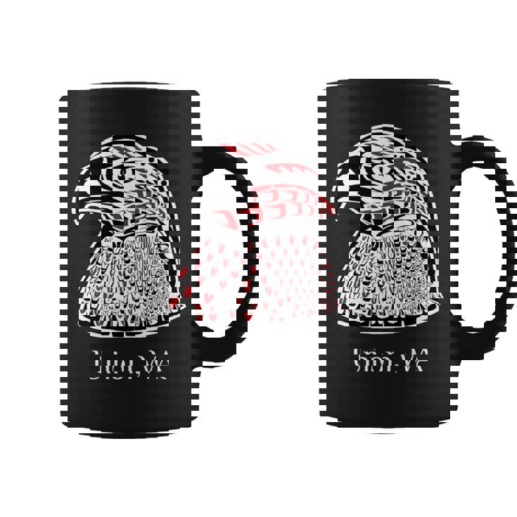 Pacific Nw Native American Indian Eagle Union Wa Coffee Mug - Monsterry