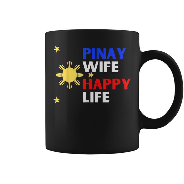 Pinay Wife Happy Life For With Filipino Wife Coffee Mug - Monsterry