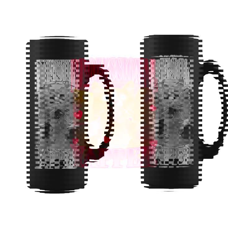 Professional Yapper Cat Meme Coffee Mug | Mazezy