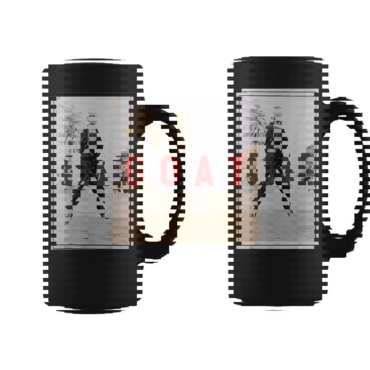 Retro Vintage Trump Goat Middle Finger Felon President 2024 Coffee Mug ...