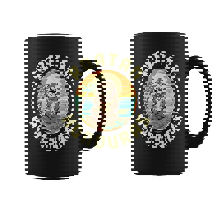 Roatan Honduras Vacation Sloth Beach Summer Coffee Mug - Monsterry