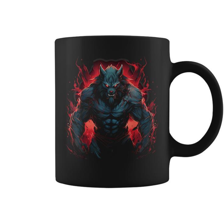 Scary Werewolf Full Moon Halloween Costume Horror Werewolf Coffee Mug ...