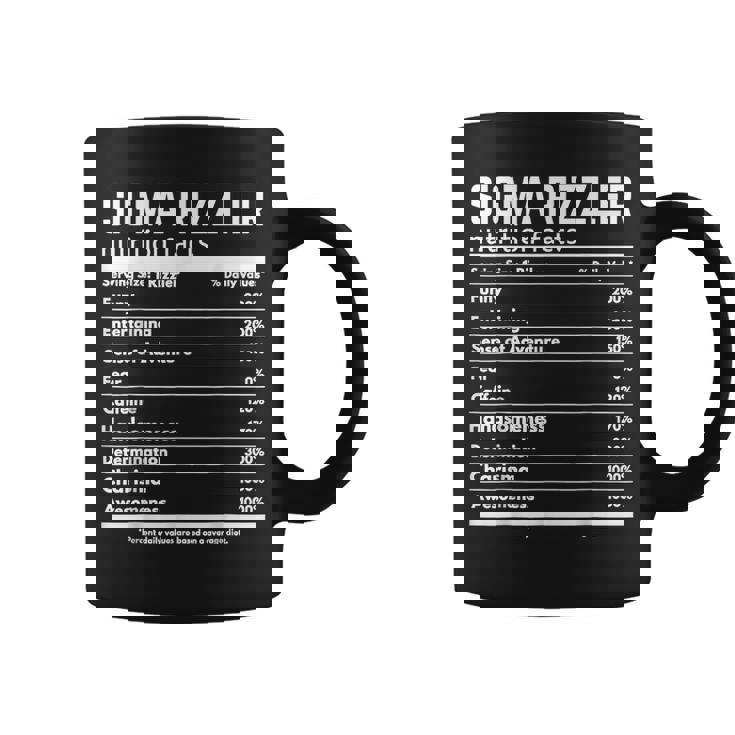 Sigma Rizzler Nutrition Facts Meme Rizz Internet Memes Gen Z Coffee Mug ...