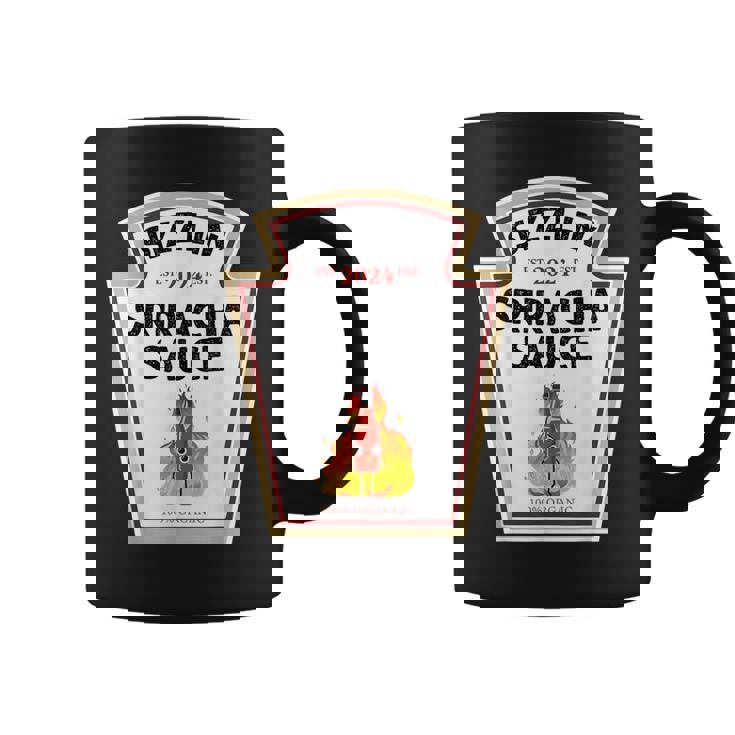 Sriracha Sauce Diy Halloween Costume Group Condiments Coffee Mug | Mazezy