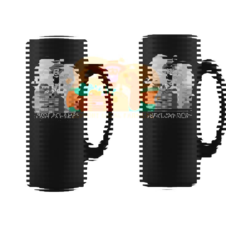 Supports Local Farmers Harvest Farmer Graphic Print Coffee Mug ...