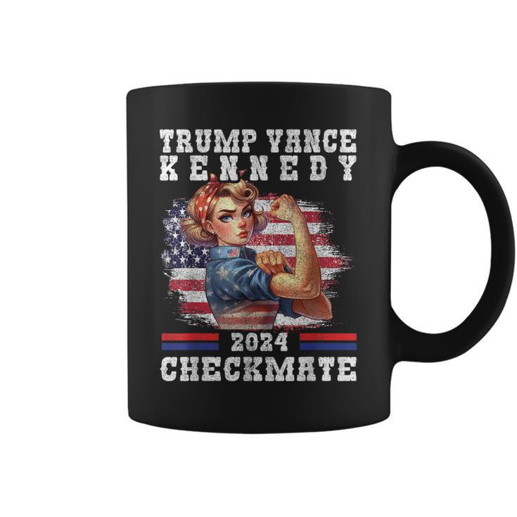 Trump Vance Kennedy Checkmate 2024 Election Republican Trump Coffee Mug ...