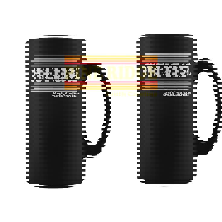 Vintage 1980S Graphic Style Pine Ridge South Carolina Coffee Mug ...