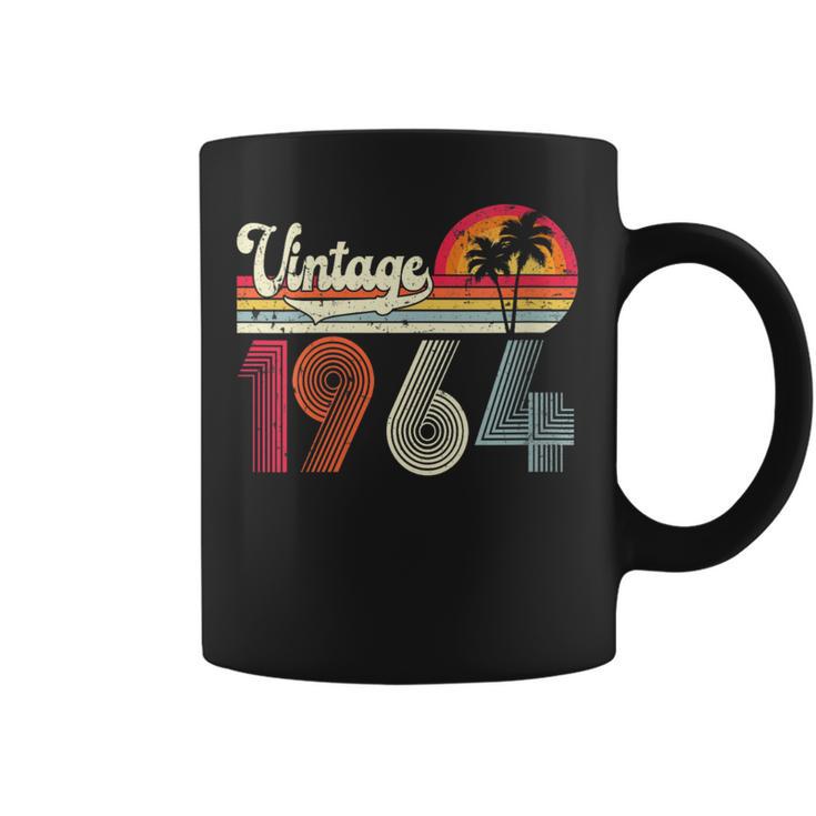 Vintage Born In 1964 60Th Birthday 60 Years Old Retro Coffee Mug ...